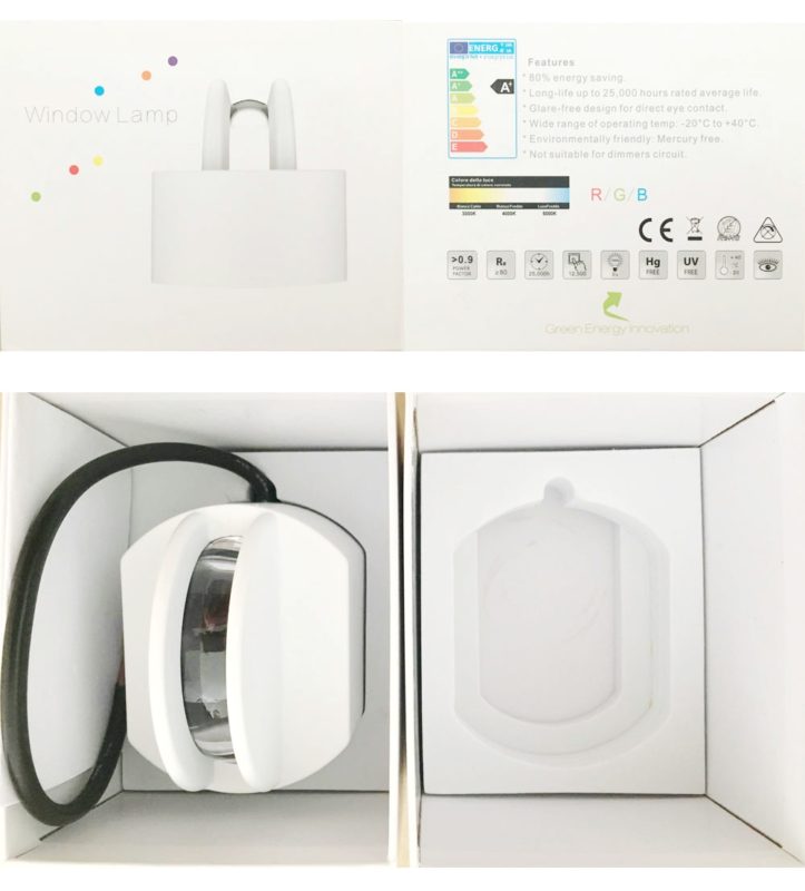 Times 180degree Led window light Surface mounted